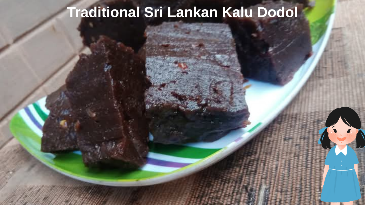 Traditional Sri Lankan Kalu Dodol - Deliciouslypinned